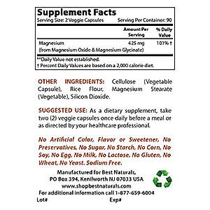 Selenium 200 mcg & Magnesium Glycinate 425 mg