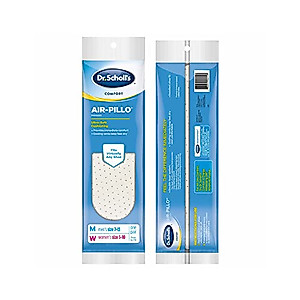 Dr. Scholl's Insoles Air-Pillo Cushioning - 3 Pairs (Men's Sizes 7-13 & Women's Sizes 5-10)