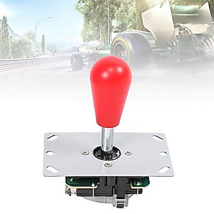 Classic Arcade Game DIY Parts, DIY Arcade Game 2xJoystick Set, USB Computer Chip Control Panel, 20xGamepad Button with Light Multiple Colour Kits for PS3/PC