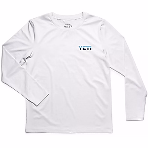 YETI Sunset UPF 50 Long Sleeve Sunshirt, White, X-Large