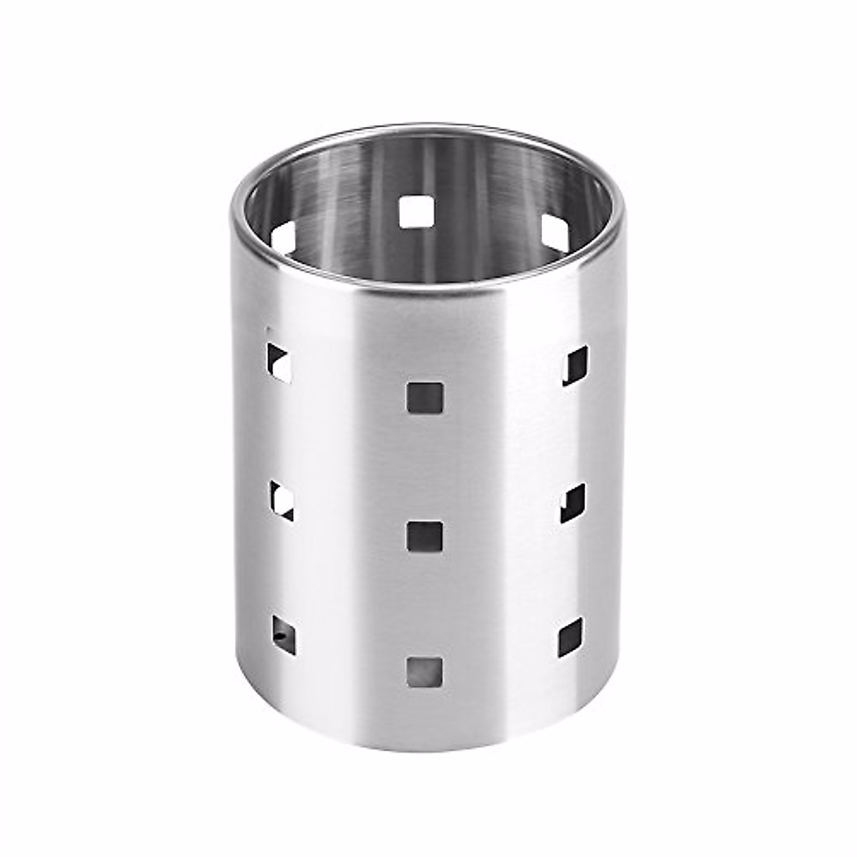 GLOGLOW Utensil Holder Stainless Steel, Kitchen Utensil Holder Caddy, Chopsticks Cutlery Cooking Utensil Organizers, Tableware Storage Rack(M)