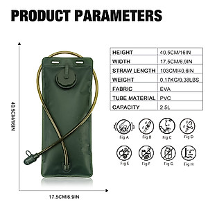 Mardingtop 35L Tactical Backpack with Rain Cover + 2.5L Hydration Bladder