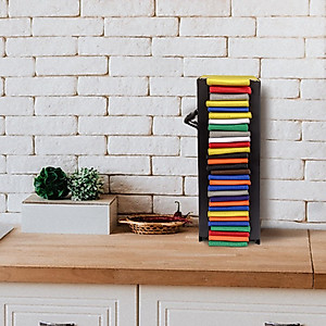 CRAKTH Metal Can Cooler Holder with Bottle Opener Wall Mount Compatible with Standard can cooler, Beer Can Sleeves Organizer and Dispenser, 12"