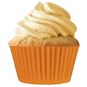Cupcake Creations 32 Count Cupcake Baking Papers (Orange)