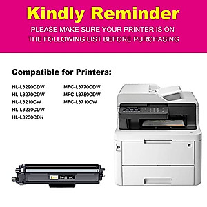 Toner Bank Compatible Toner Cartridge Replacement for Brother TN227 TN227M TN-227 TN223 TN223M use with HL-L3290CDW MFC-L3770CDW HL-L3210CW HL-L3230CDW MFC-L3750CDW L3710CW L3270CDW (Magenta,1 Pack)