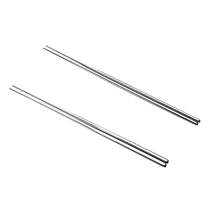 2 Pairs Hot Pot Fried Chopsticks Chopstick for Hot Pot Frying Chopsticks Food Serving Kid Chopsticks Anti-slip Chopsticks Long Noodle Chopsticks Hot Pot Chopsticks Stainless Steel