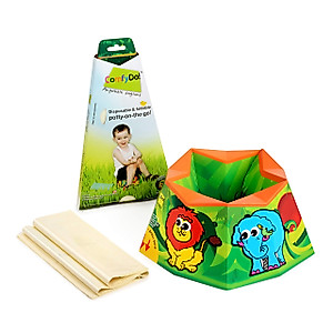 COMFYDO! Travel Potty Foldable and Disposable Children Potty Training (Color)