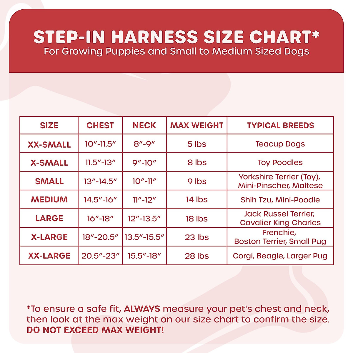 Downtown Pet Supply Step in Dog Harness for Small Dogs No Pull, Medium, Red - Adjustable Harness with Padded Mesh Fabric and Reflective Trim - Buckle Strap Harness for Dogs