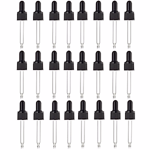 Glass Eye Droppers for Essential Oil 15ml (1/2 Ounce) - Fit 15ml Essential Oil Bottles