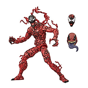 Marvel Hasbro Legends Series Venom 6-inch Collectible Action Figure Toy Carnage, Premium Design and 1 Accessory