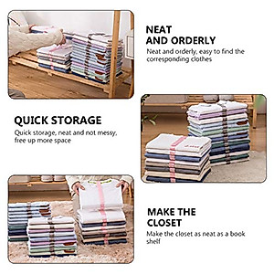 PATKAW 5PCS Shirt Folding Board Clothes Folder Plastic Laundry Folders Helper with Ribbon Clothing Dividers for Kid and Adult to Fold Clothes Pink