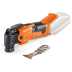 Fein Multimaster Tool AMM 500 Plus Select Oscillating Tool - 18V Battery-Powered Cordless Multi Tool for Interior Work and Renovation - Includes Tool, 1 Universal E-Cut Blade, and Case - 71293362090