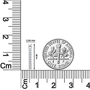 1/10 Carat Diamond Ladies Small Hoop Earrings in 10K White Gold