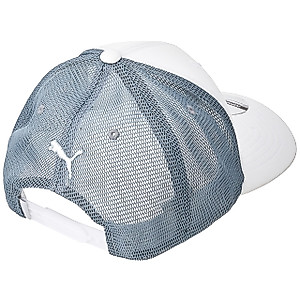 Puma Golf 2020 Men's Trucker P Hat (Men's, Bright White,One Size)