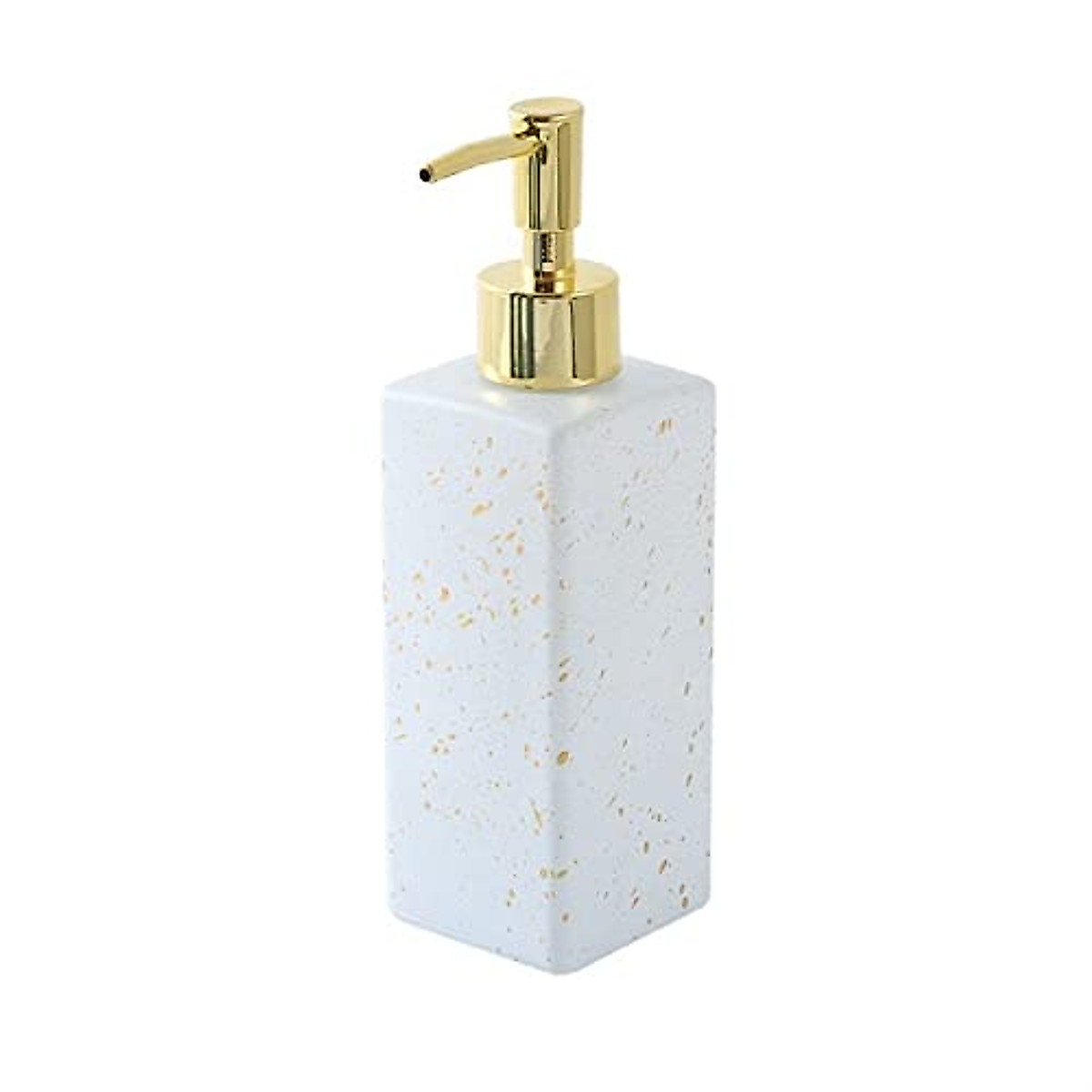 Soap Dispenser Lotion Bottle Press Shampoo Bath Gel Separate Bottle Ceramic Soap Dispenser for Hotel Household Kitchen Liquid Dispencer Container Bathroom Soap Dispenser(Color:C)