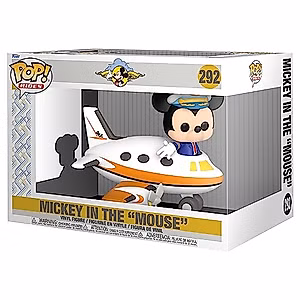 Funko Disney Mickey Mouse One : Walt’s Plane - Pilot Mickey Mouse Pop! Ride: Mickey in The Mouse