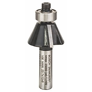 Bosch 2608628351 Chamfer-/Laminate Trim Bit 23, 7x12x8mm