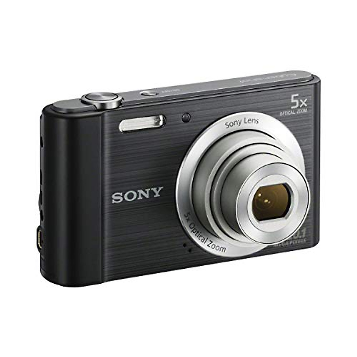 Sony DSCW800/B 20.1 MP Digital Camera (Black) (Renewed)