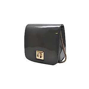 La Regale Women's Patent Crossbody Sand