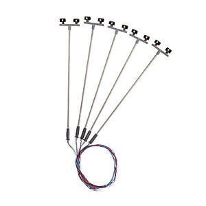 BESSTUUP 20Pcs 1:87 Model Miniature Garden Train Lights HO Scale Accessory 12cm