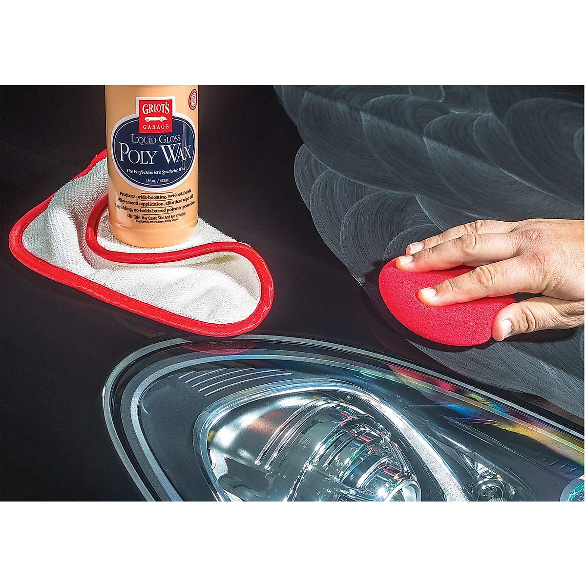 Griot's Garage 10627 Red Hand Wax Applicator (Set of 3)