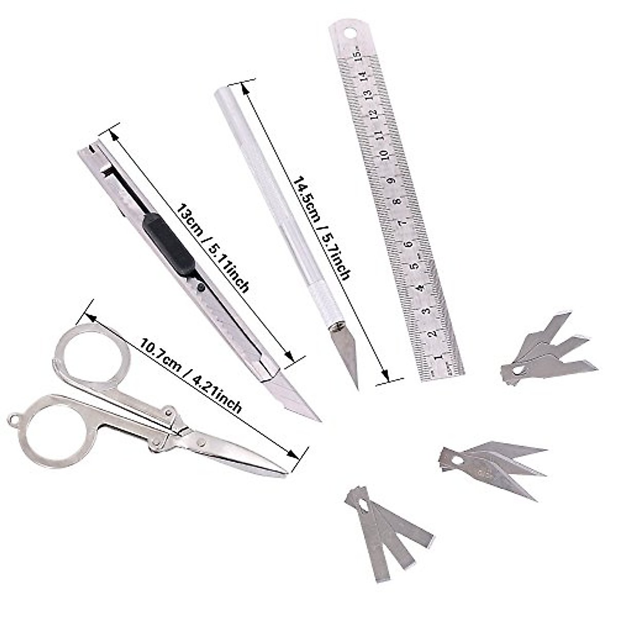 Swpeet 27Pcs Professional Kit for Gundam Modeler Basic Tools, Kit for Gundam Model Tools Kit Perfect for Model Kit Building Beginner Hobby Model Assemble Building with Duty Plastic Container