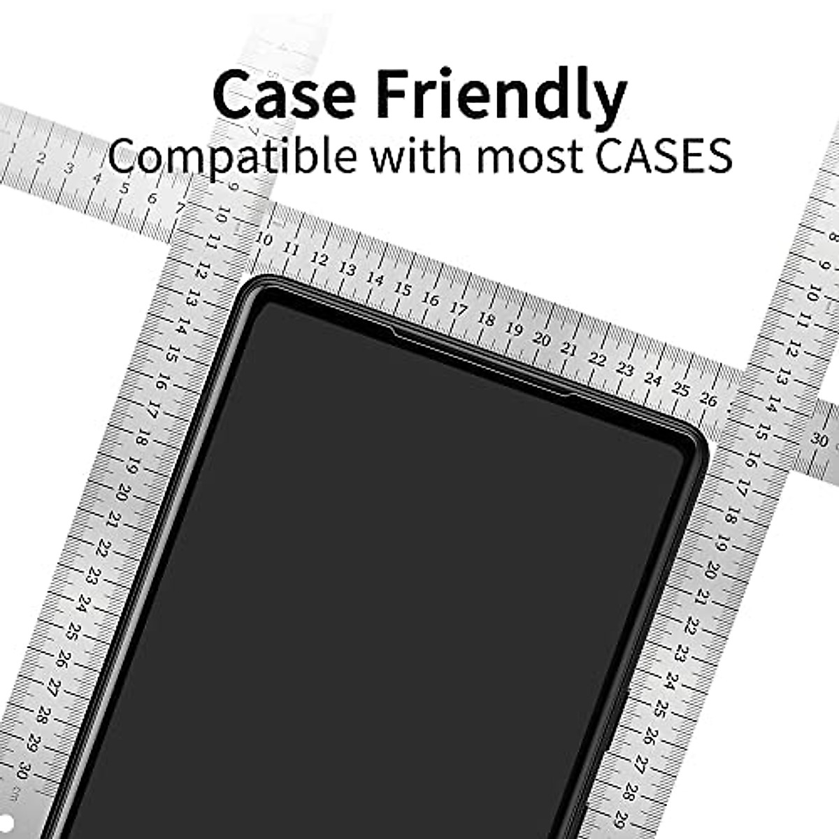 [4+2] (4 Edge Glue Tempered glass (Not full glue) + 2 Lens protector) for Oneplus 11 5G 2023 TUFF STONE Easy to Install Double Tempered glass screen protector Scratch Resistant Full Coverage adhesive