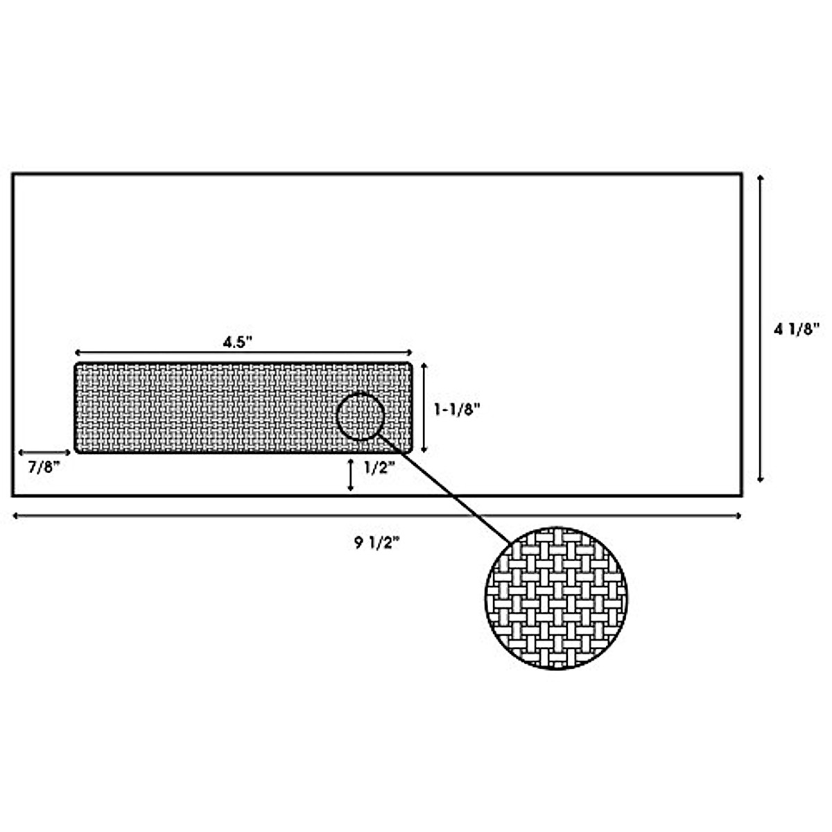 500 No. 10 Self Seal Single Window Security Envelopes -Designed for QuickBooks Invoices and Business Statements - Computer Printed Checks with Strong Peel and Seal Flap - Number 10 Size 4 1/8 X 9 1/2