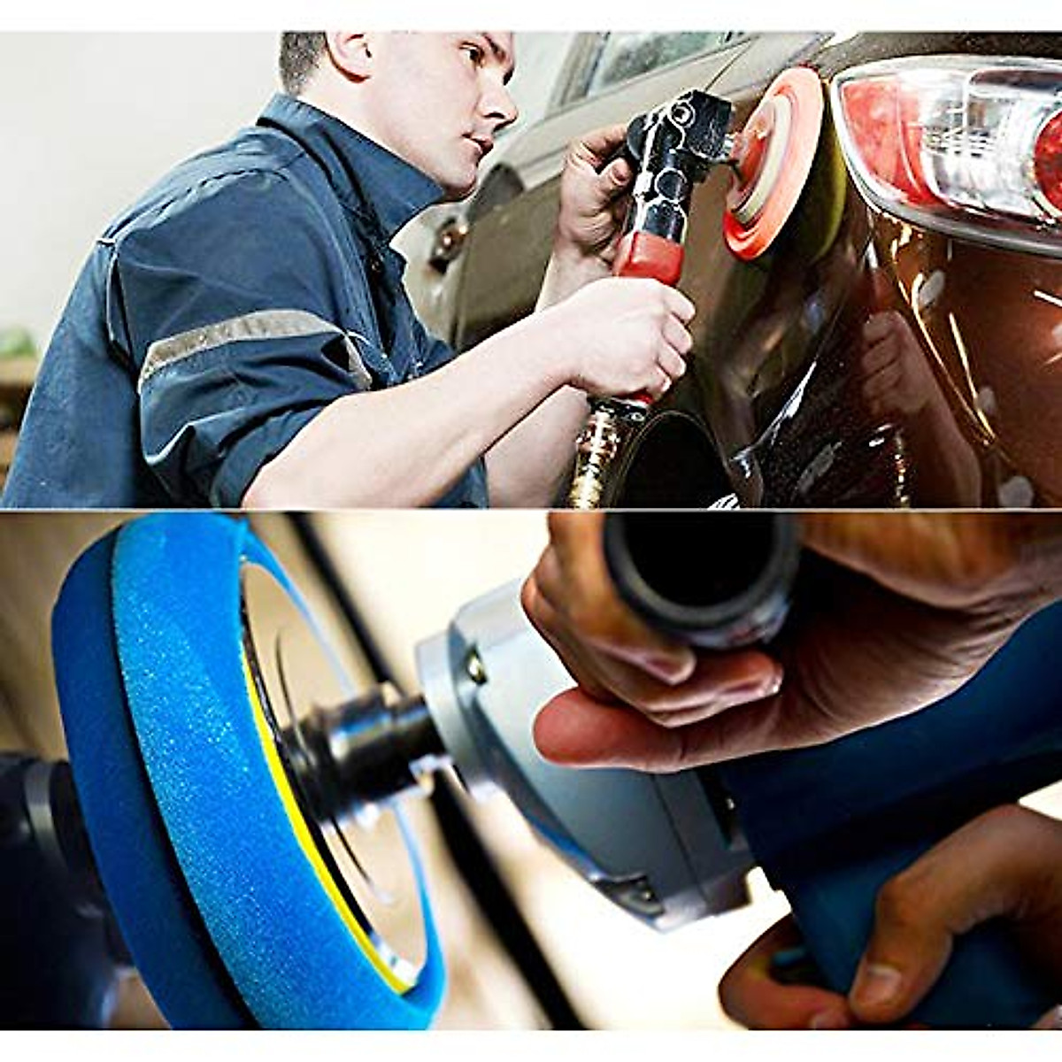 Buffing Pad & Polishing Pads for Car Polisher, 6 Inch/150mm Polishing Pad for Drill Polisher Attachment 5 Pcs Buffing Pads for Drill Sponges Car Polishing Pads, Drill Polishing Kit