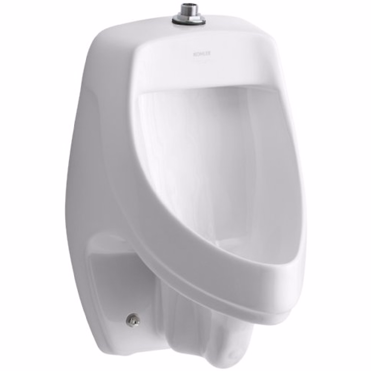 KOHLER K-5016-ET-0 Dexter Elongated Urinal, White