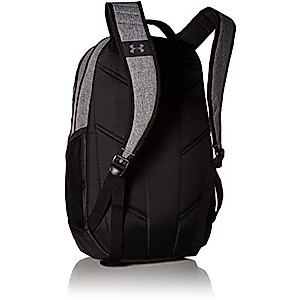 Under Armour Hustle 3.0 Backpack, Graphite Medium Heat (042)/Black, One Size Fits All