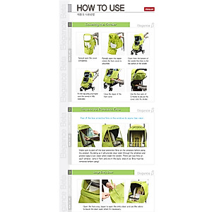 Manito Elegance Beta Stroller Weather Shield/Rain Cover - Purple