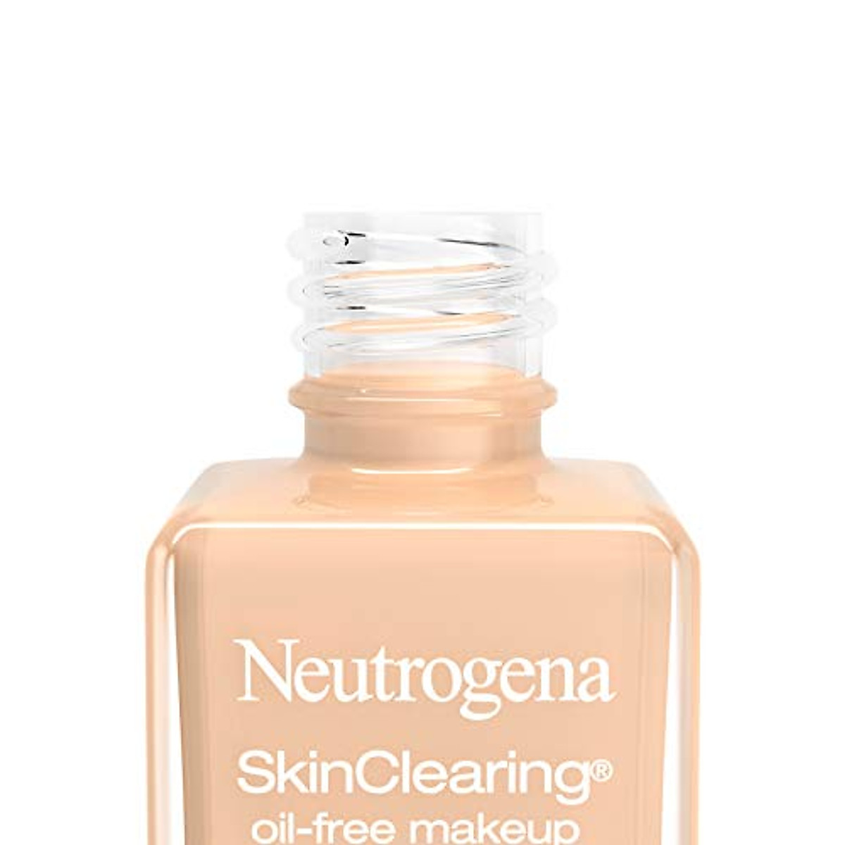 Neutrogena SkinClearing Oil-Free Acne and Blemish Fighting Liquid Foundation with Salicylic Acid Acne Medicine, Shine Controlling, for Acne Prone Skin, 30 Buff, 1 fl. oz