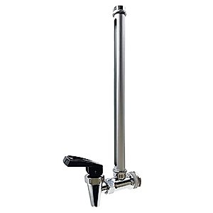 Shurex 10-inch Sight Glass Spigot Clear View Water Level with Red Floating Ball Compatible with Berkey Big, Royal Gravity-fed Water Filter System, and other Gravity Filter Tank (Sight Glass Spigot)