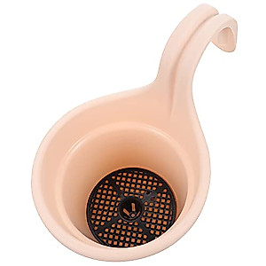 Happyyami Single Hook Hanging Basin pots for Outdoor pots for Indoor Plants Hanging Plant Holders Railing Planter Hanging Baskets for Plants Outdoor Fence Hanging Rail pp Resin Flowers