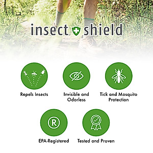 Insect Shield Premium Permethrin Spray - Tick, Flea, Fly, Mosquito, Chigger, Spider & Bed Bug Repellent for Clothing, Gear, Furniture, & Tents, Last up to 60 Days, Clear, 6 Oz Aerosol