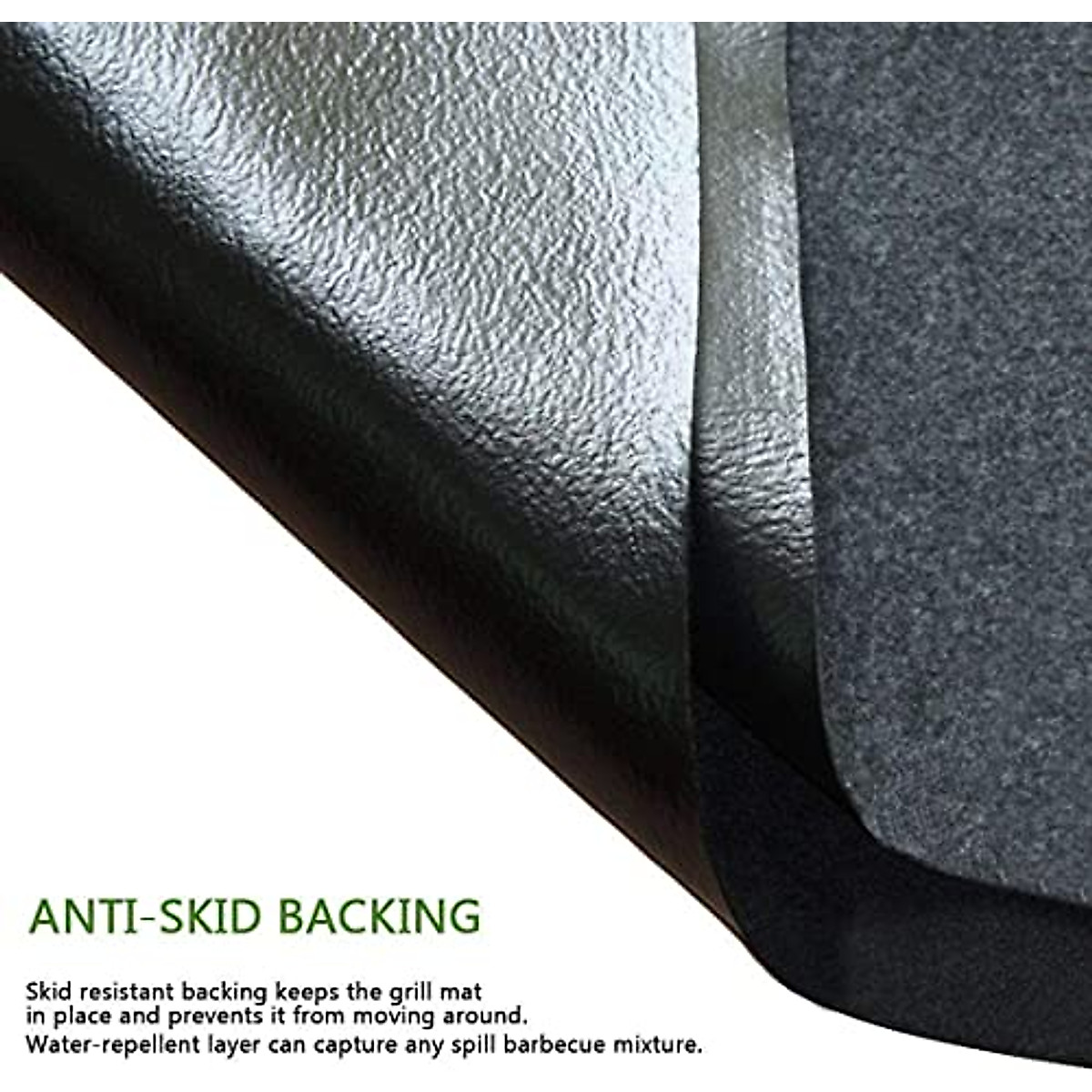 Fireplace Rug Fire Resistant Rectangular Fireproof Hearth Pads Polyester Trim Non Slip Wood Stove Mat, Protects Floors Patio from Sparks Embers