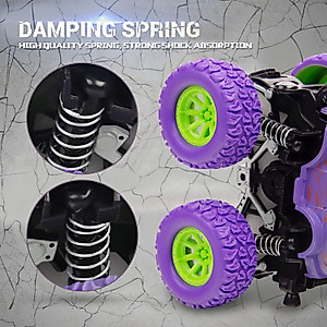 taessv Monster Truck Toys - Friction Powered Toy Cars Push and Go Vehicles for Kids Best Christmas Birthday Party Gift for Boys Girls Aged 3 and Above 4-Pack