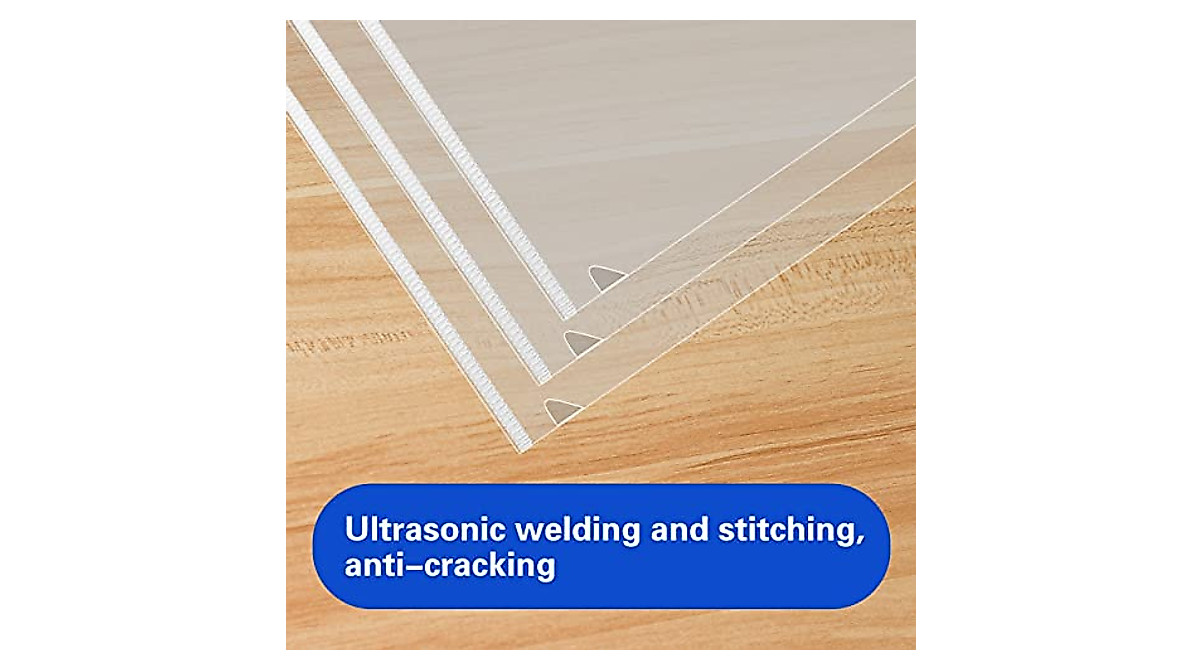 JIKIOU 30 Pack Clear Document Folders for A4 & Letter Sizes