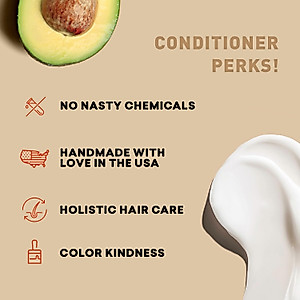 Just Nutritive Extreme Dry Hair Conditioner | Natural Care for All Hair Types | Restoring Cleanser for Extremely Dry and Damaged Hair | Hydrating Treatment for Men and Women 16 Fl Oz