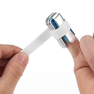 Aluminium Finger Hand Splint Recovery Injury Pain Bending Deformation Correcting Splint Maintains Interphalangeal Joints in Correct Position(S)