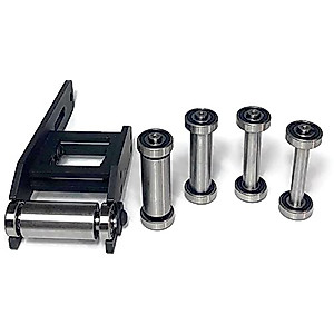 Nylon-Pulley Belt Grinder 2x72 Small Wheel Holder Set 5 Sizes For knife Grinders Knife Making, 7.8In, 7.8