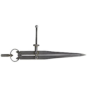 General Tools 450-6 Flat Leg Divider, 6-Inches, Steel