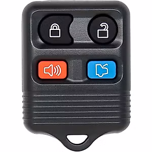 BestKeys Replacement For 1998 - 2009 Ford TAURUS 4 Button Remote Keyless Entry Key Fob w/FREE DIY Programming Guide