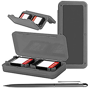 Orzly Switch Lite Accessories Bundle - Case & Screen Protector for Nintendo Switch Lite Console, USB Cable, Games Holder, Comfort Grip Case, Headphones, Thumb-Grip Pack & more (Orzly Gift Pack - Grey)