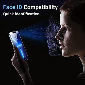 OTOFLY Glass Screen Protector Designed for iPhone 13/iPhone 13 Pro, 2 Pack 6.1 Inch Full Protection Durable Tempered Glass for iPhone 13/ 13 Pro 6.1" with Easy Installation Kit [Anti-Scratch, Anti-Fingerprint, Bubble Free and Case-Friendly]