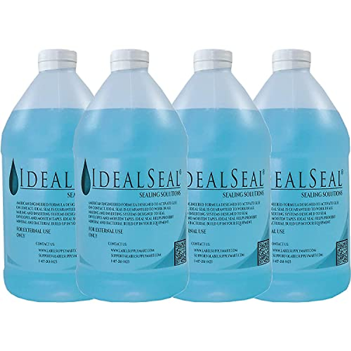 Compatible Replacement for PB E-Z Seal Item #608-0 4 Half Gallons of Sealing Solution DM Series Mailing Systems