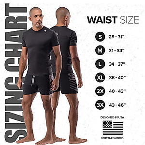 Anthem Athletics Hyperflex 5 Inch Men's Workout Shorts - Zipper Pocket Short for Running, Athletic & Gym Training - Volcanic Black G2 - Large