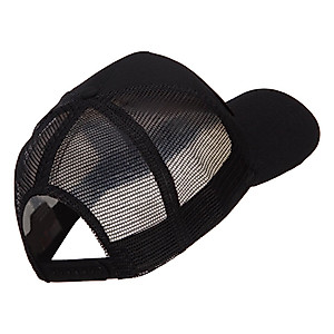 e4Hats.com US Army Military Police Patched Mesh Cap - Black OSFM