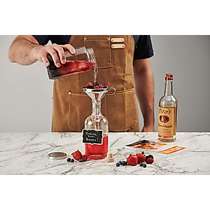 Spirit Infusion Kit - Infuse Your Booze - Alcohol Infusion Kit with Recipes to Make Over 70 Flavored Vodkas. This Liquor Infusion Kit Makes a Great Cocktail Gift!